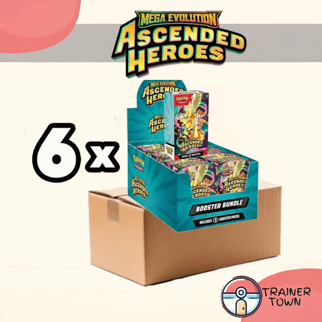 [Pre-Order] Pokémon - TCG - Ascended Heroes Booster Bundle Display Sea ...