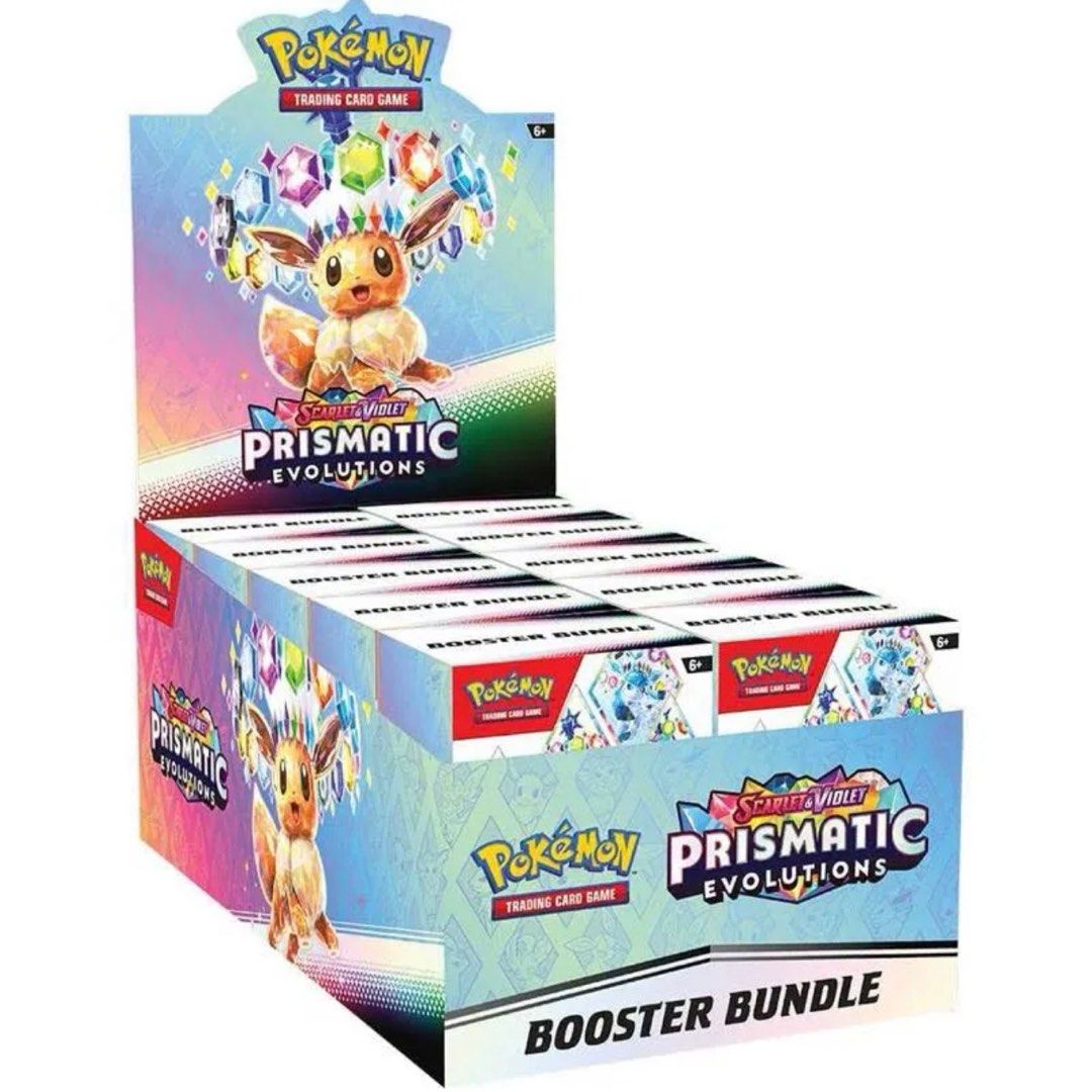 Pokémon - TCG - Prismatic Evolutions Booster Bundle Sealed Display ...